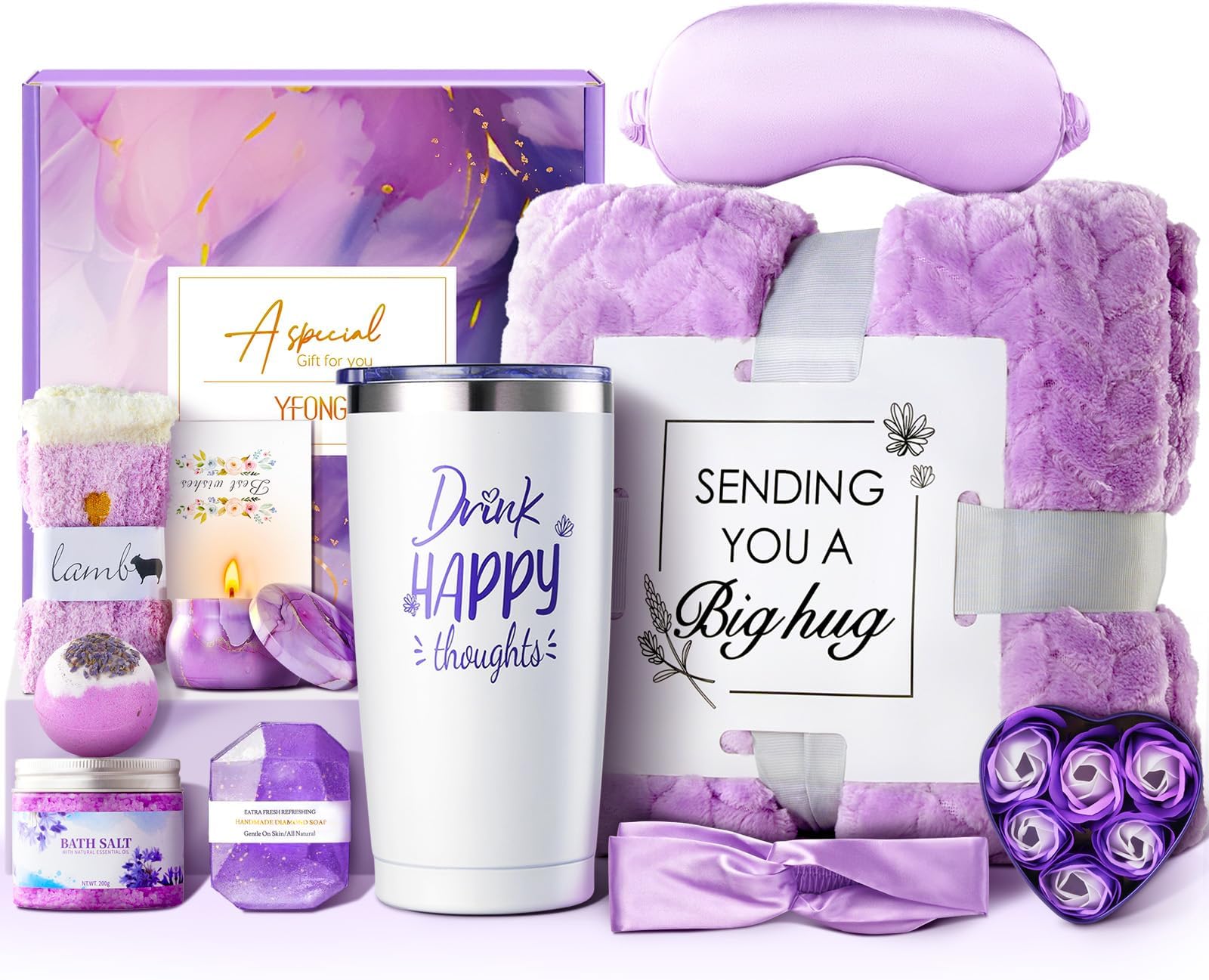 Amazon.com : YFONG Spa Gifts for Women, Happy Birthday Gifts for Women ...