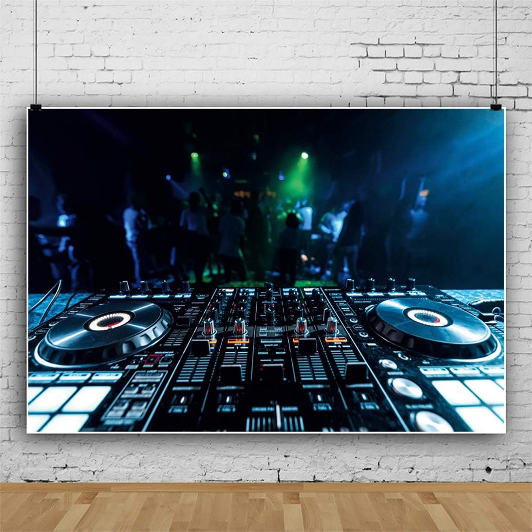 Amazon.com : Yeele Rock Stage Backdrop Music Party Wall Art Decorations ...