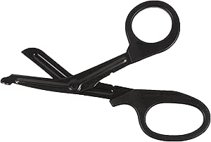 Amazon.com: Black Stainless Steel Medical Scissors Nurse Trauma Shears ...
