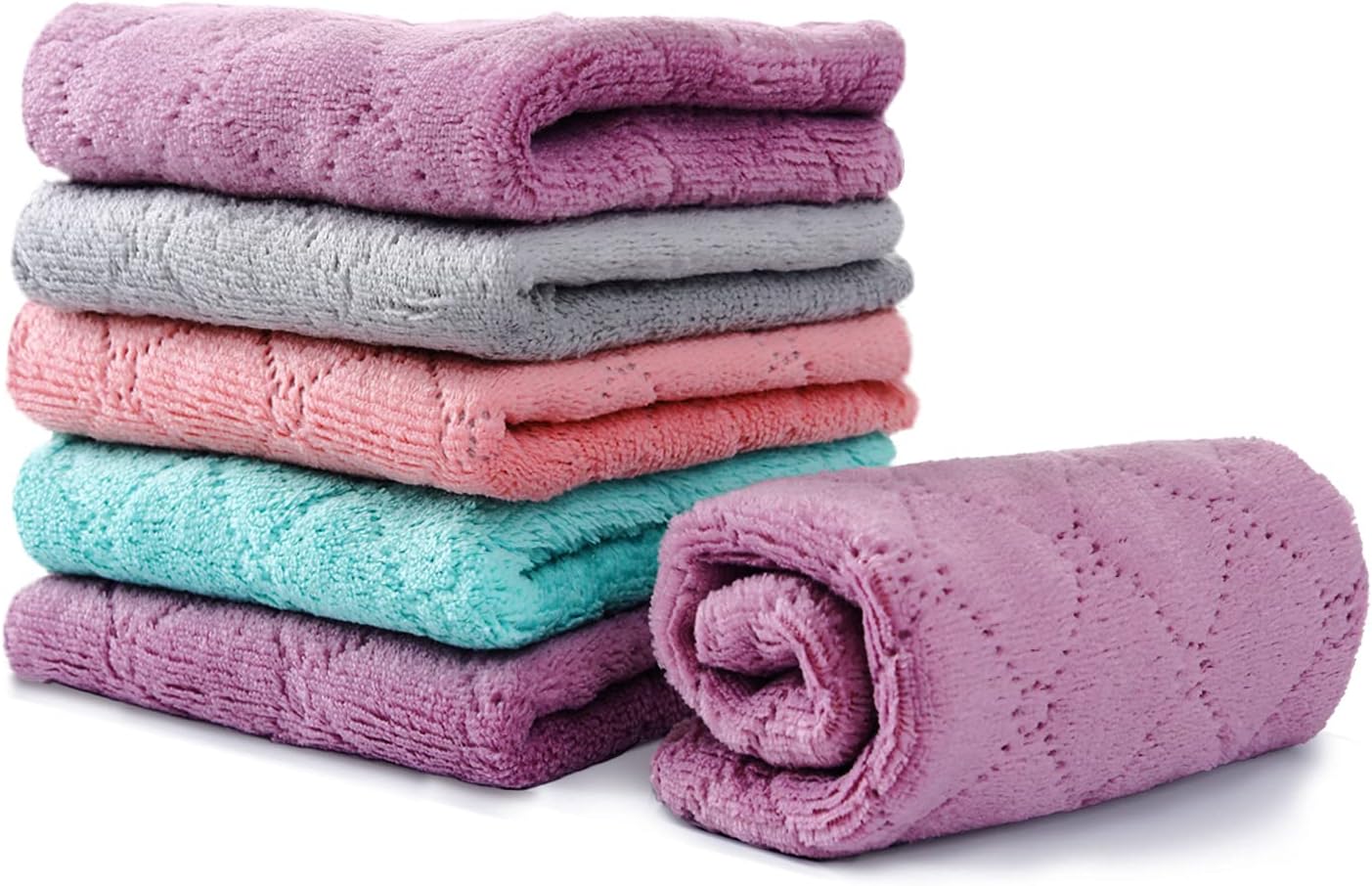 Amazon.com: Small Reusable Cleaning Cloths, 6 x 10 inch, Super ...