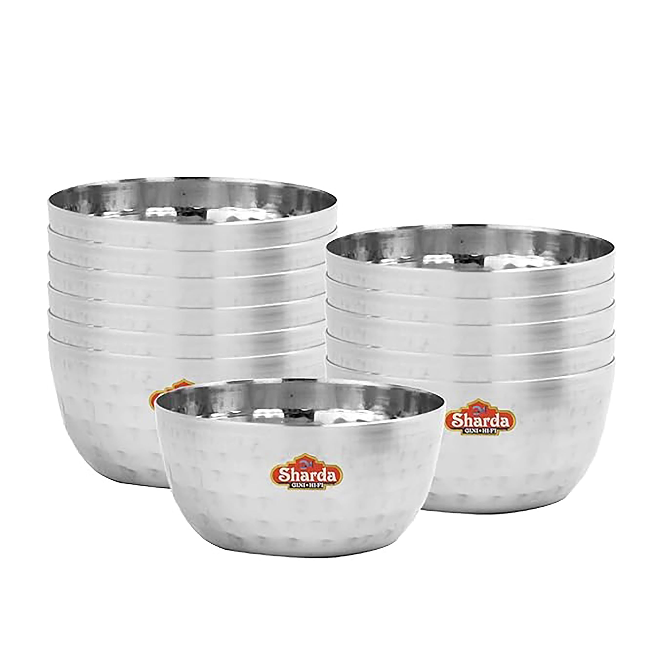 Buy Sharda Metals Mathar Hammerred Stainless Steel Side Curry Dal ...