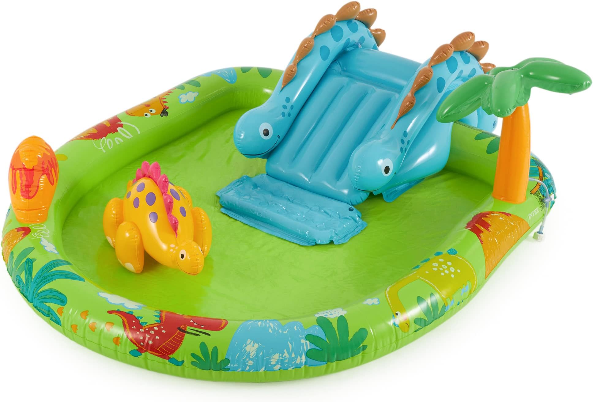 Amazon.com: Intex Dinoland Play Center Kiddie Inflatable Pool and ...