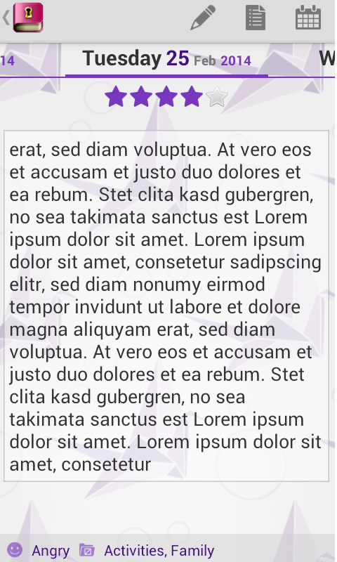 HANDY DIARY FREE - a personal secret diary with password and lock for ...