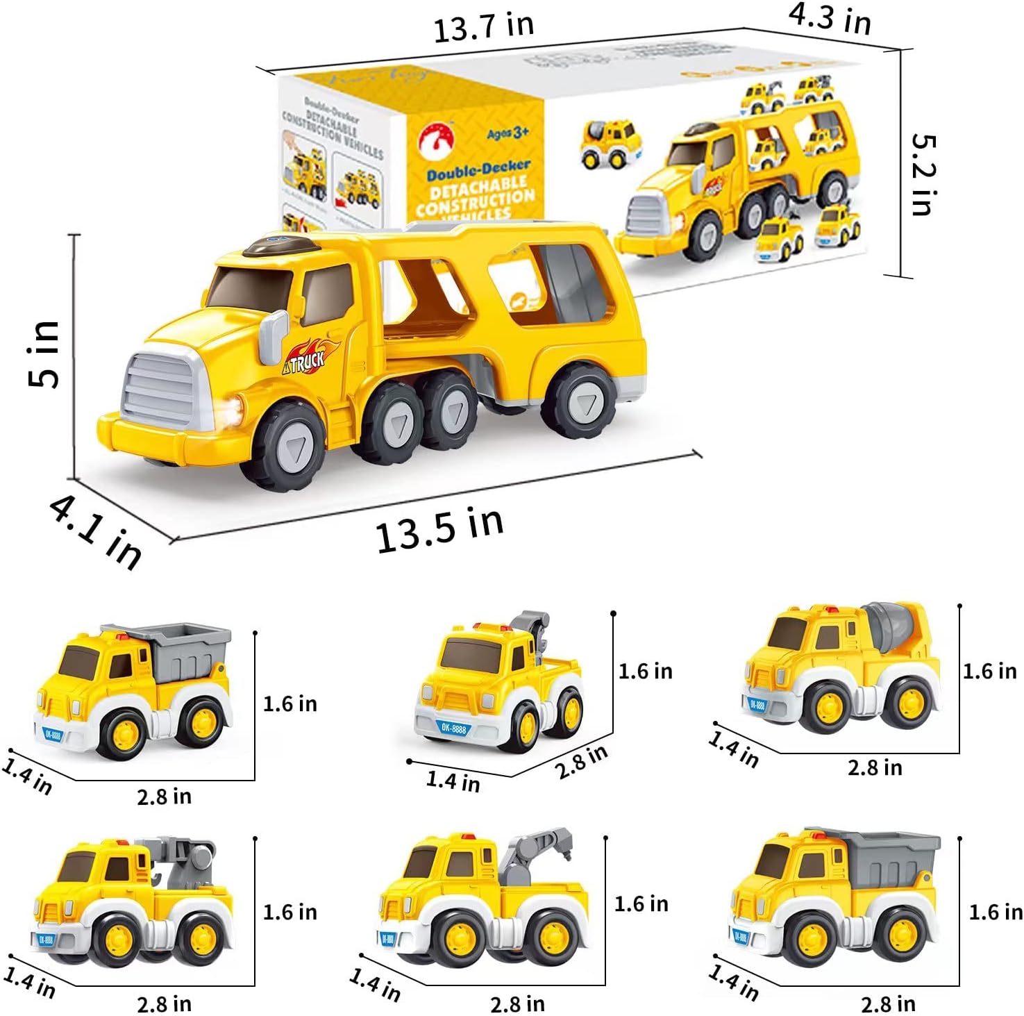Buy DRHIERM Construction Truck Toys For 3 4 5 6 Year Old Boys 7 In 1 buy-drhierm-construction-truck-toys-for-3-4-5-6-year-old-boys-7-in-1