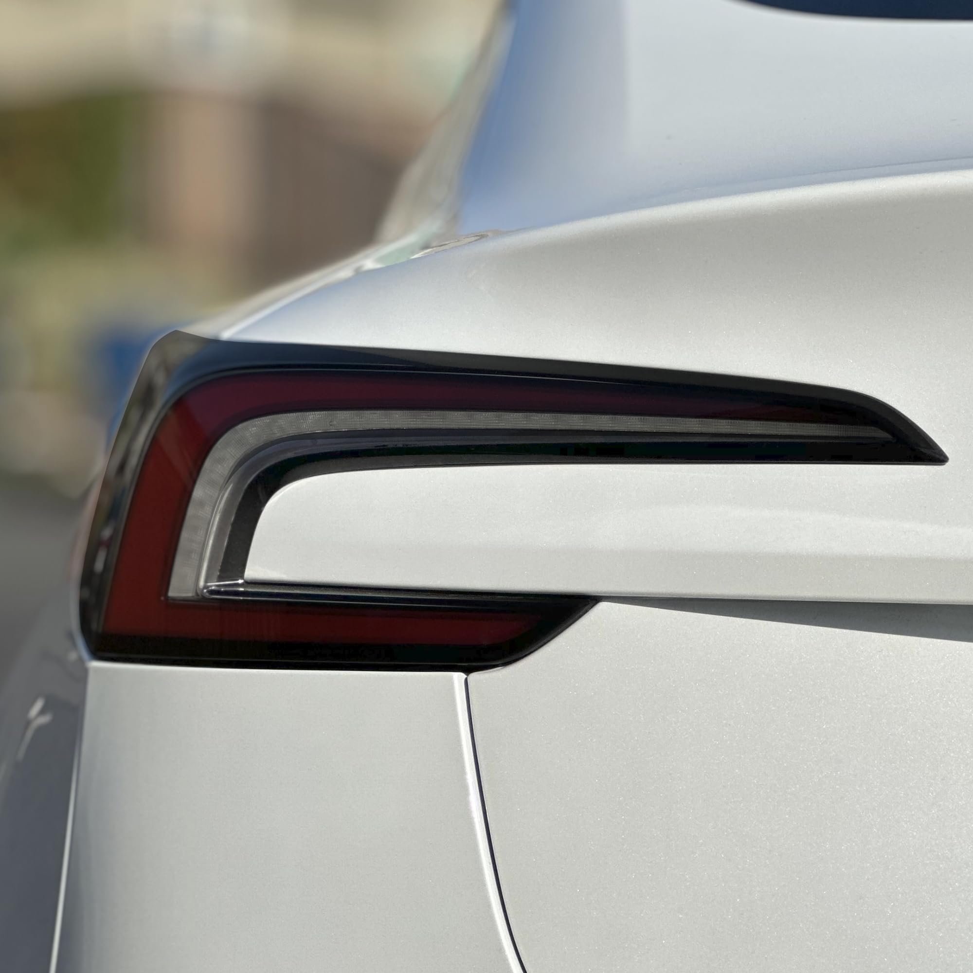 Snapklik.com : TWRAPS Tail Lights Smoke Tint PPF For Tesla Model 3 ...