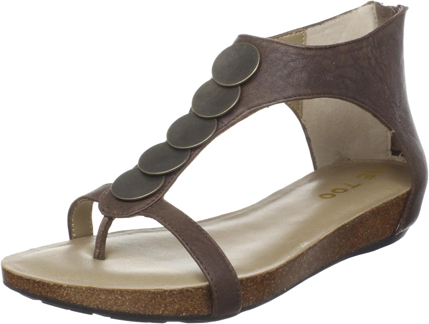 Amazon.com | Me Too Women's Capetown Gladiator Sandal,Brown,6 M US ...