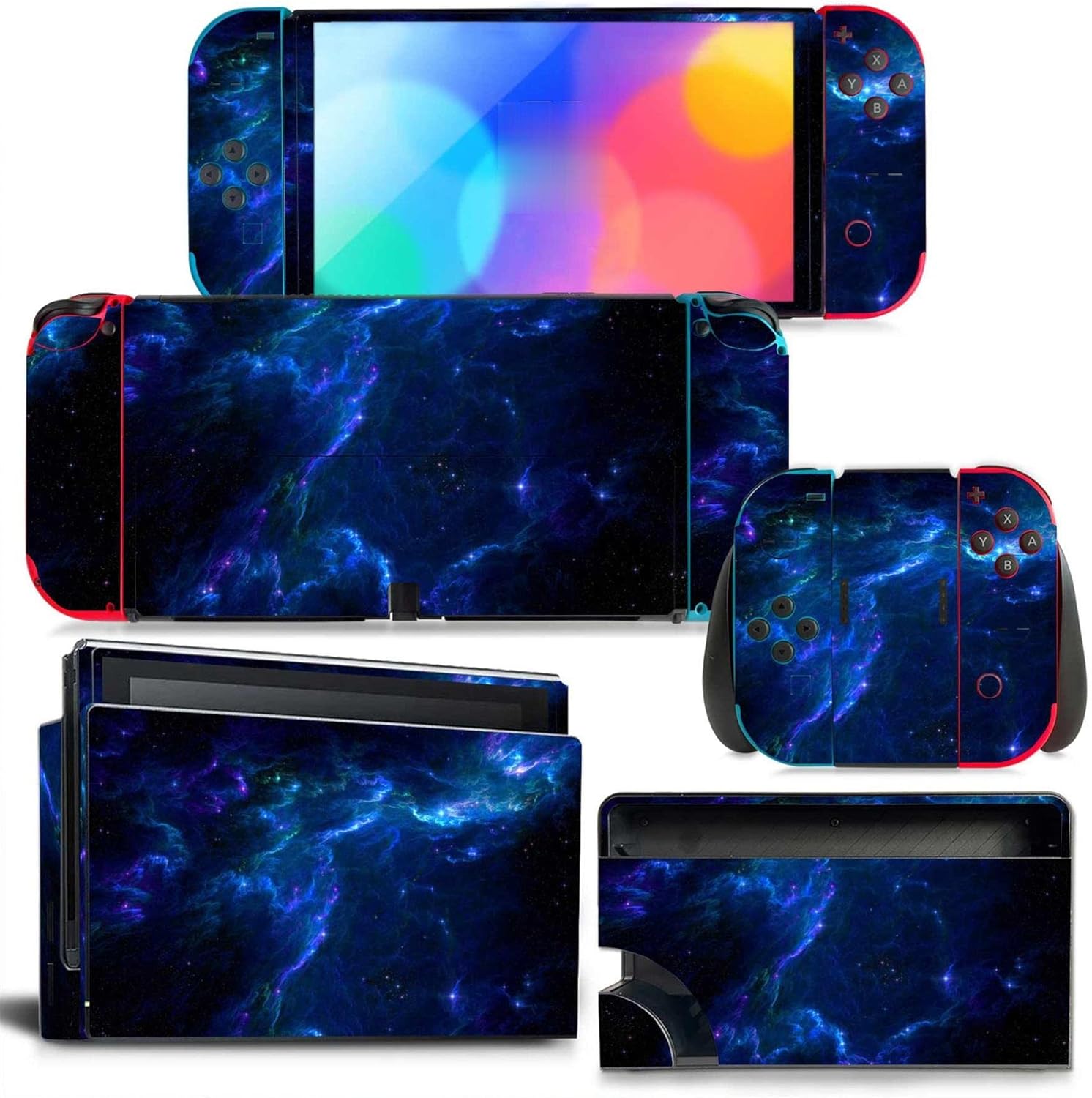 ECLAY Compatible for Switch OLED Skin Sticker Decal Cover for Switch ...