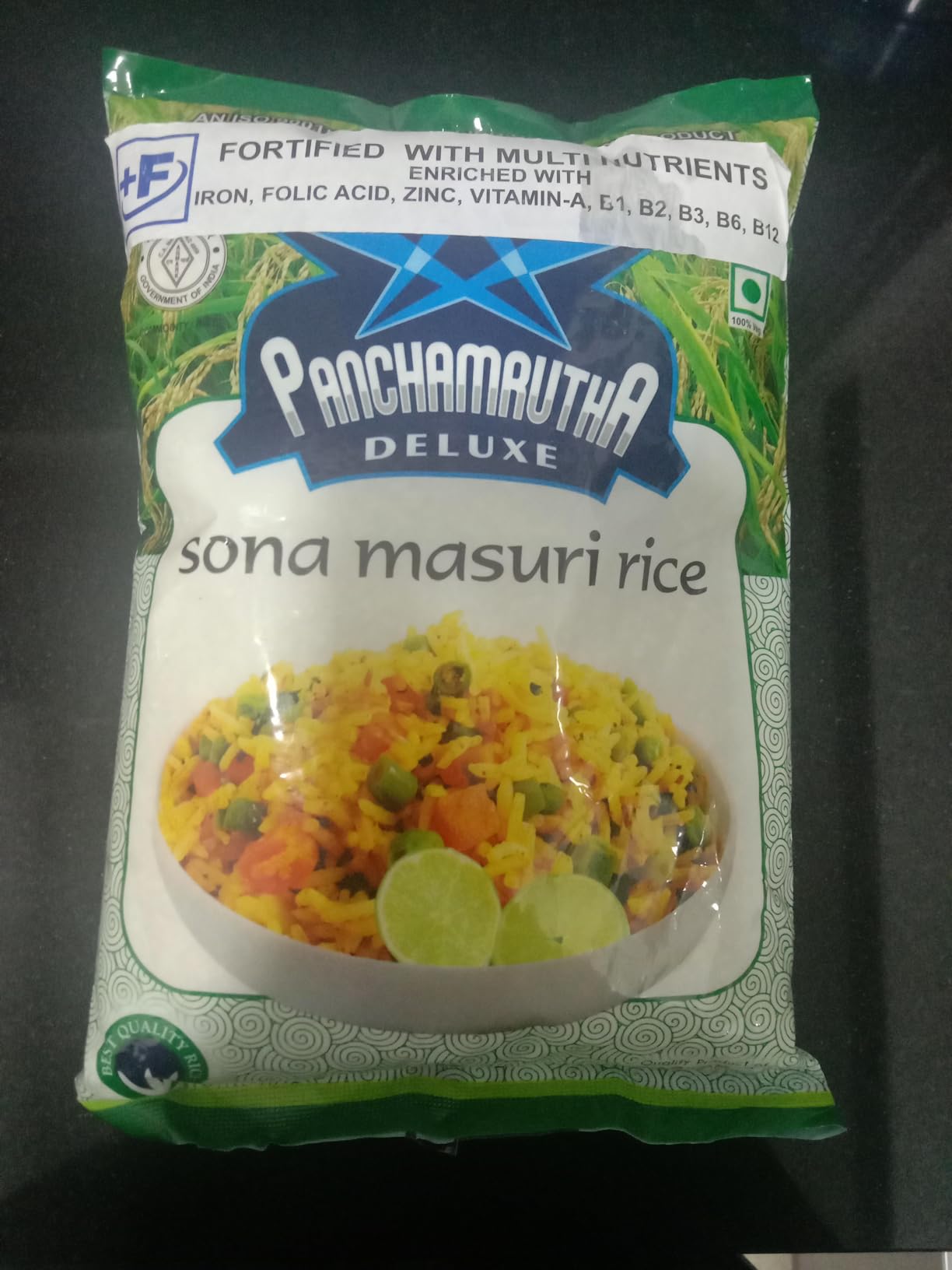 PANCHAMRUTHA DELUXE Sona Masuri Steamed Rice 12 Months Old Traditional ...