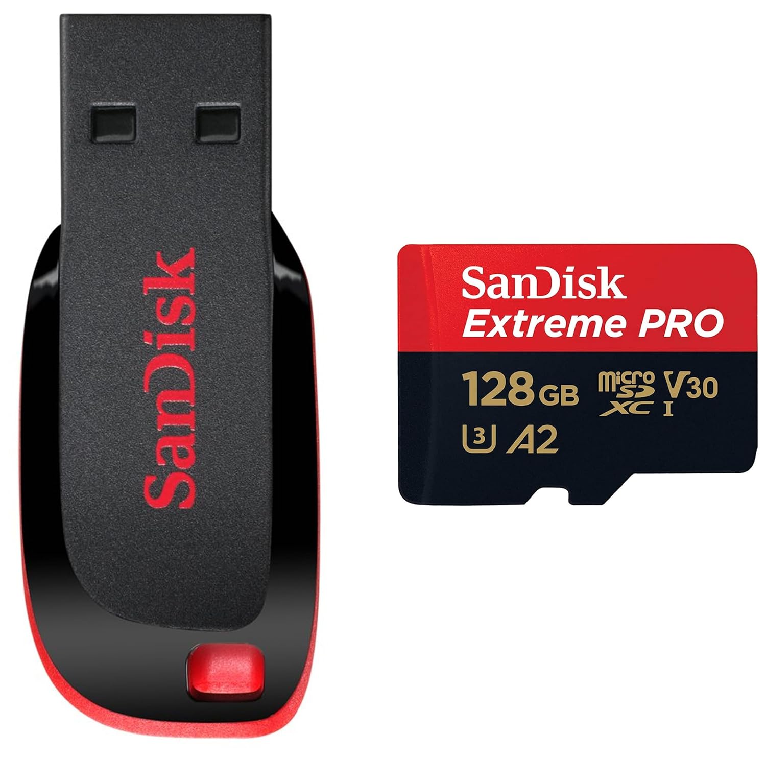 SanDisk Extreme Pro microSD UHS I Card 128GB for 4K Video on ...