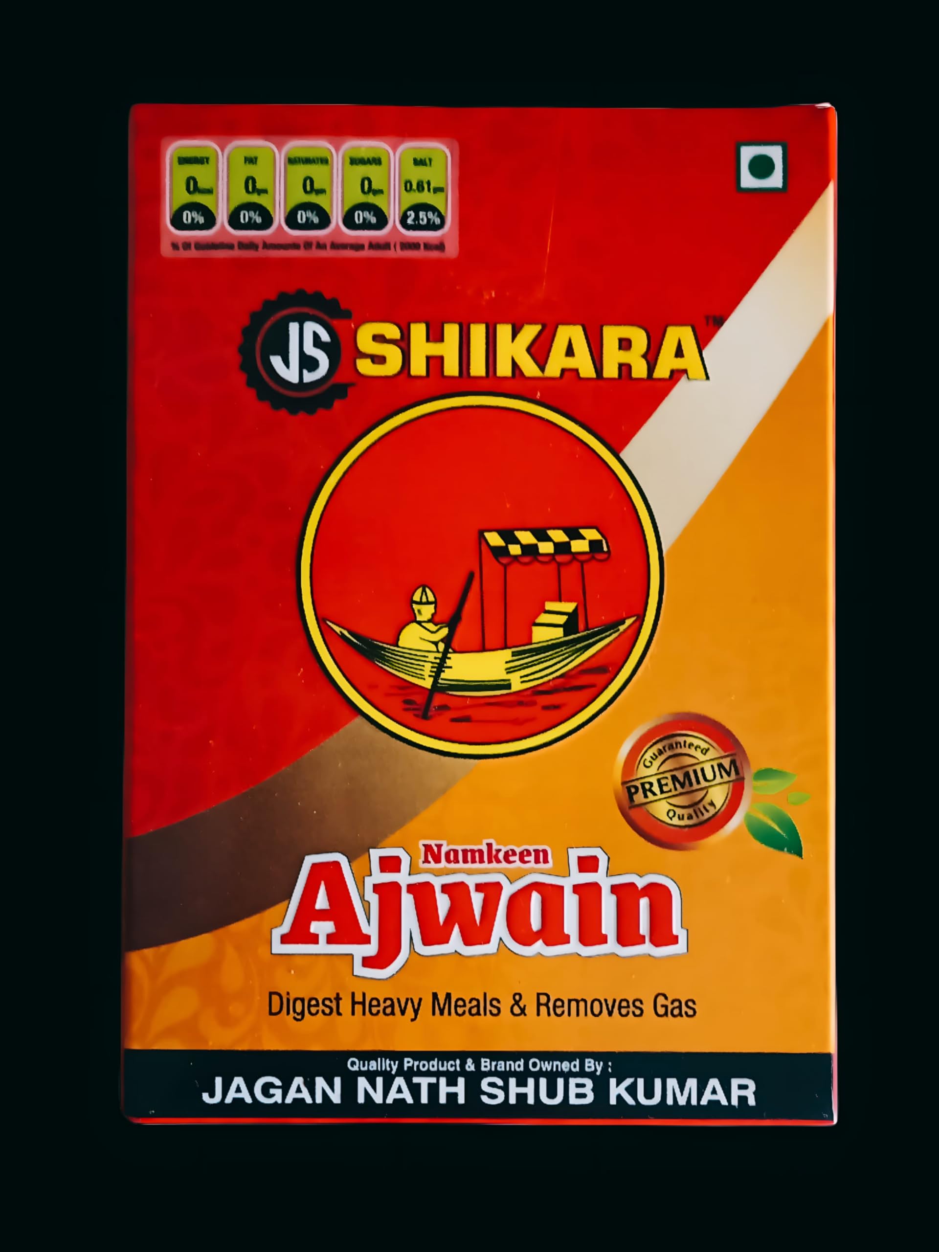 JS SHIKARA PREMIUM NAMKEEN AJAWAIN OR SPECIAL TUMBA AJWAIN 100G X 4 ...