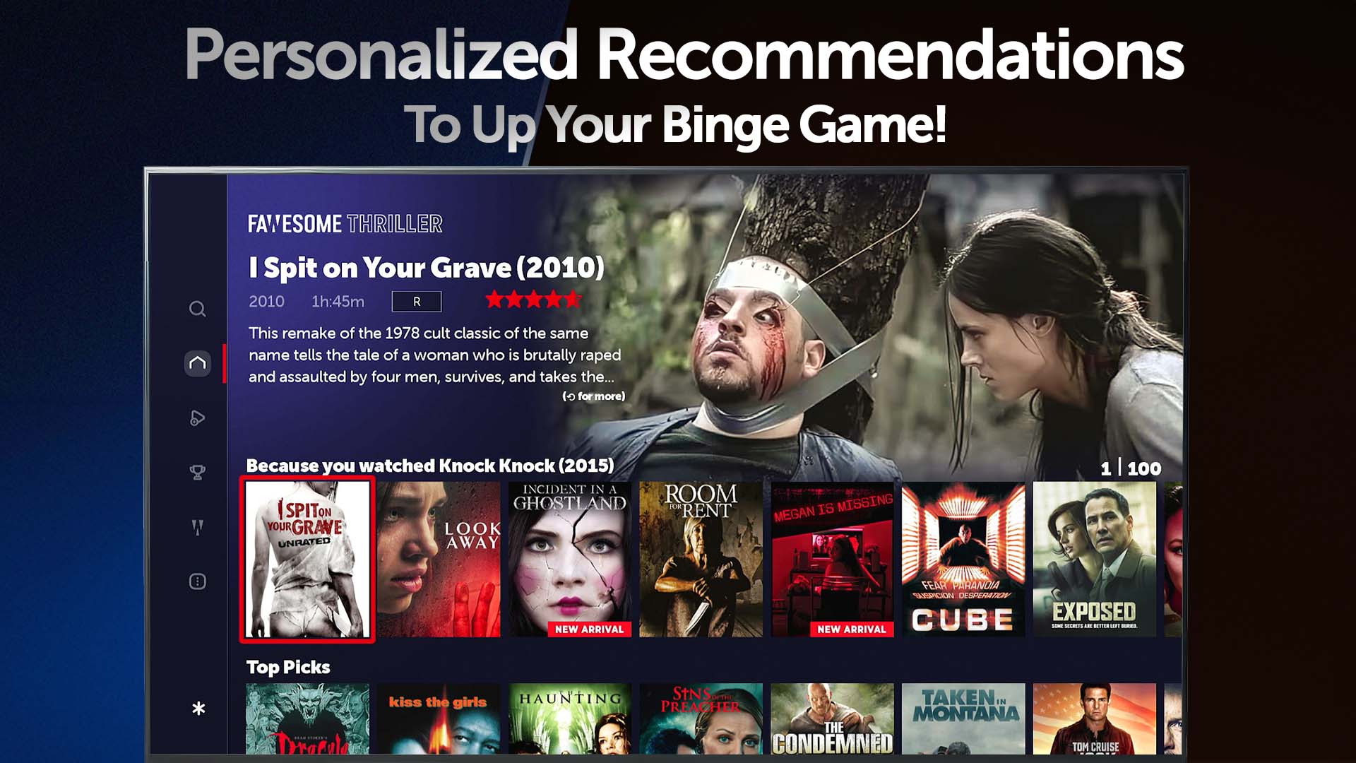 Thriller Movies & TV by Fawesome - App on Amazon Appstore