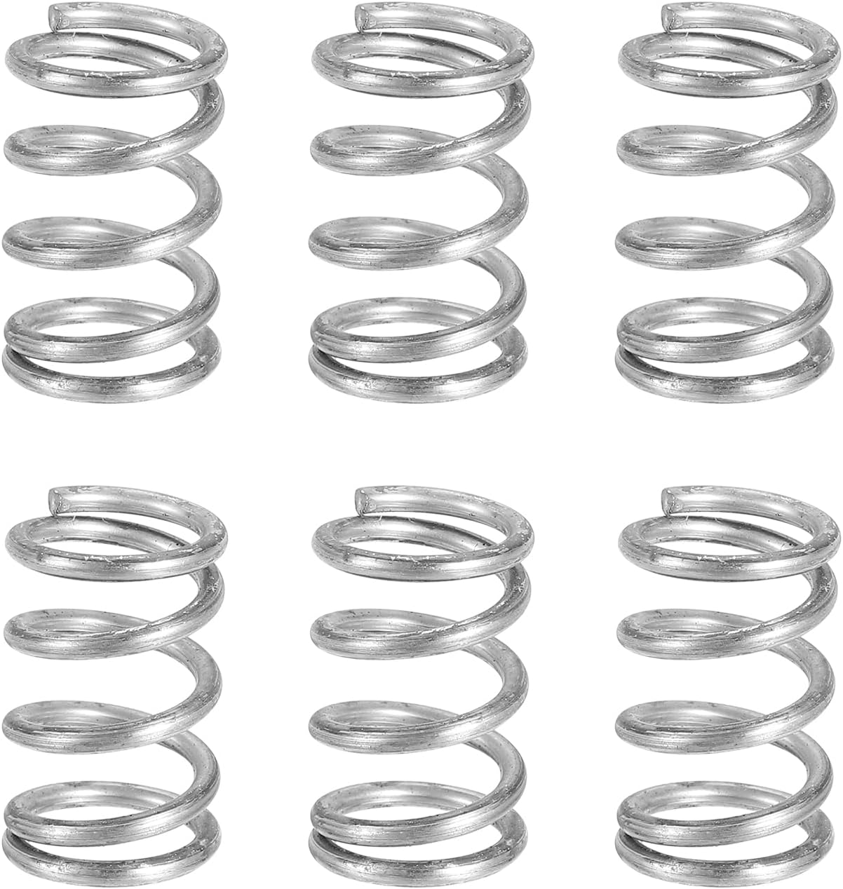 Amazon.com: uxcell 6Pcs Compression Springs, 1.6mm Wire Diameter x 13mm ...