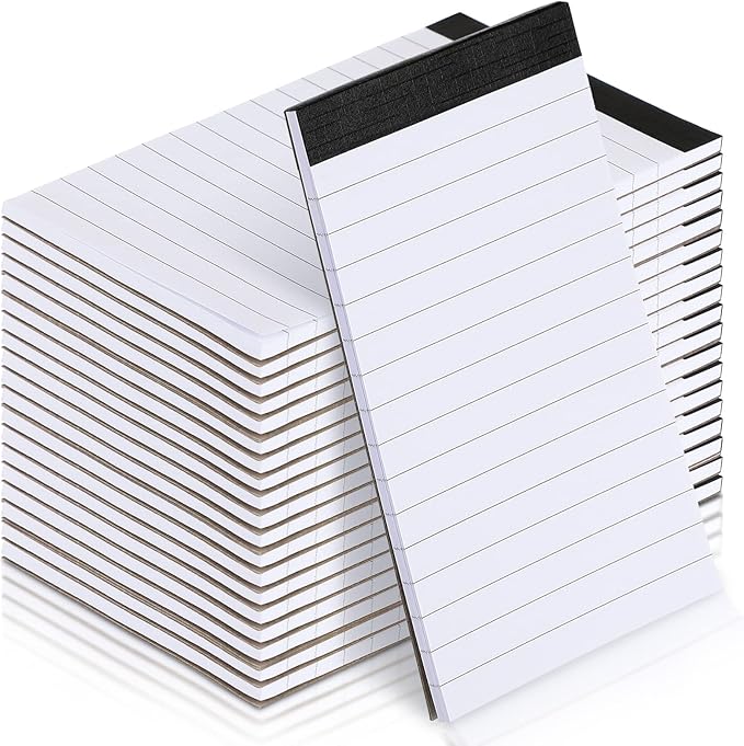 Amazon.com: 50 Pack Small Notepads Refills Memo Pads 3 x 5 Inch Writing ...