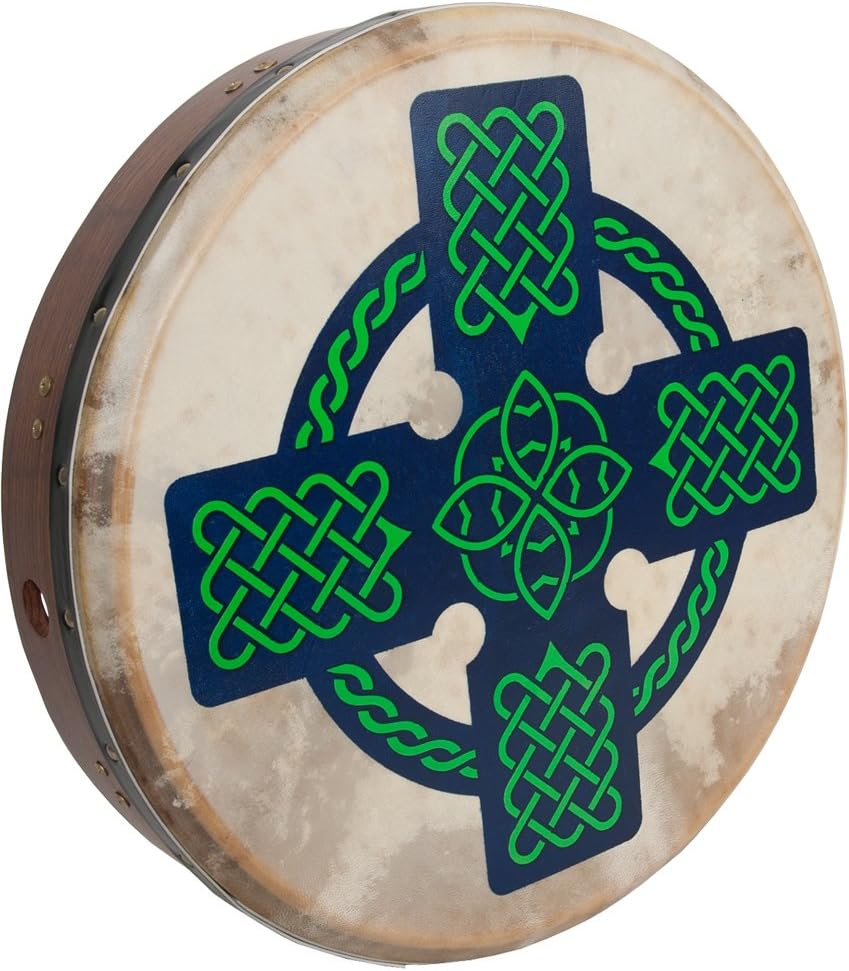 Amazon.com: MID-EAST ROOSEBECK TUNABLE SHEESHAM BODHRAN CROSS-BAR 18-BY ...