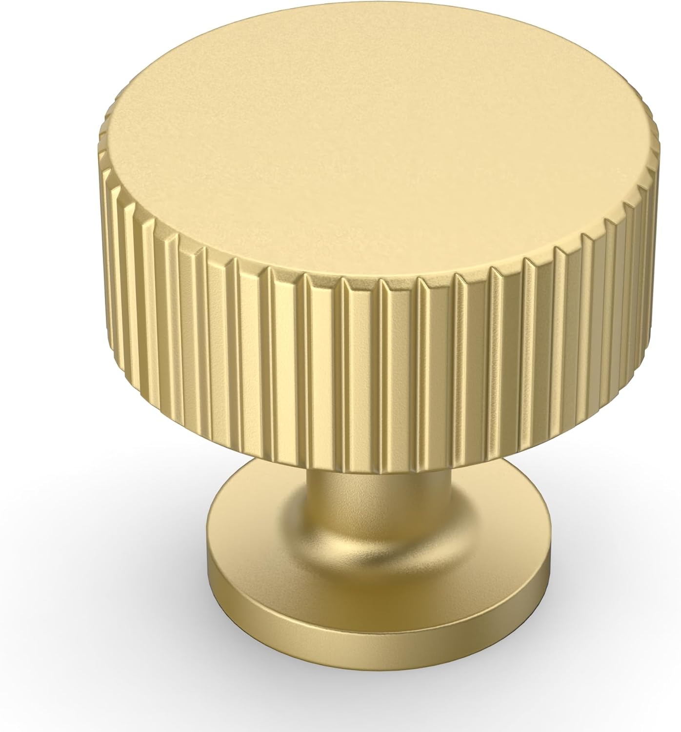 Amerdeco 10 Pack Brushed Gold Cabinet Knobs Single Hole Cabinet Pulls 1 ...