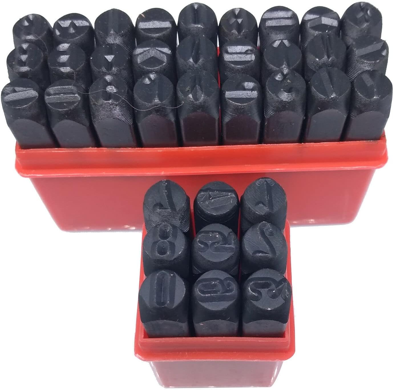 Amazon.com: 36pcs 5/16" 8mm Letter & Number Stamp Punch Set Hardened ...