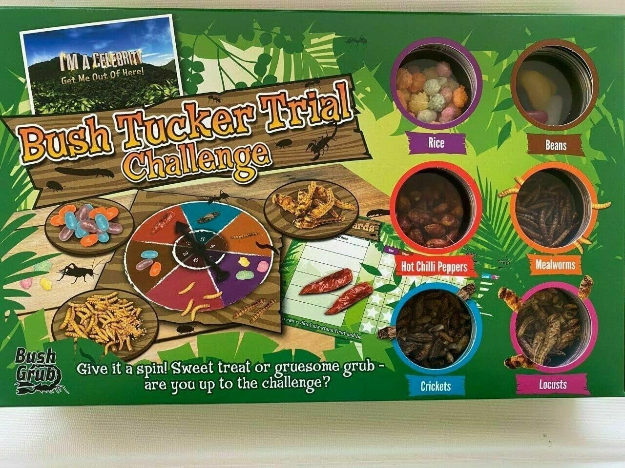 New Trial Challenge Bush Tucker I'm A Celeb Novelty Game Challenge ...