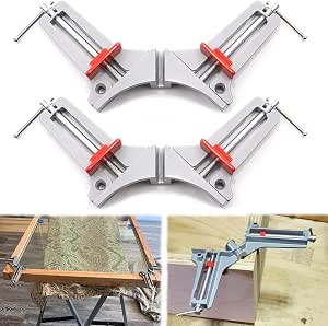 2pcs Corner Clamps 90 Degree Clamps for Woodworking, Durable Right ...