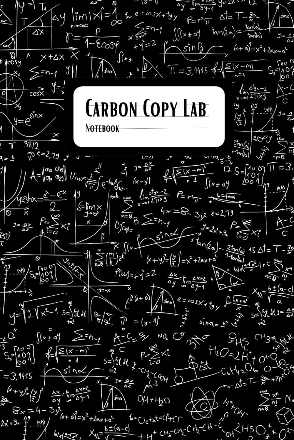 Carbon Copy Lab Notebook: Biology notebook , Chemistry Student lab ...