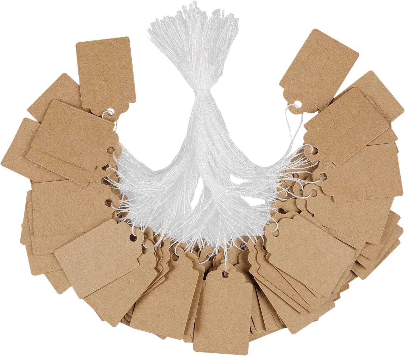 Amazon.com: Uniclife 200 Pcs Price Tags with String Attached 1 Inch ...