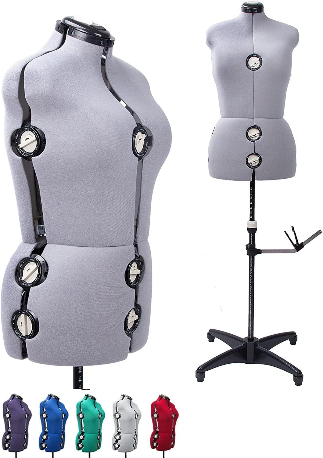Beyond Your Thoughts Female Adjustable Mannequin Dummy Dress Form with ...