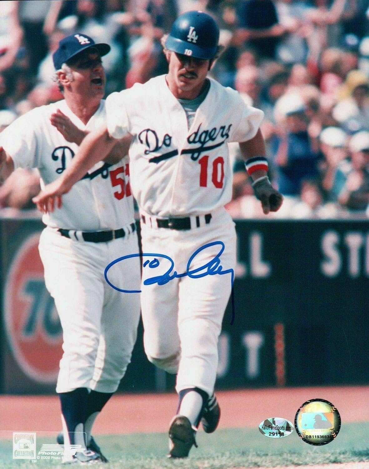 Ron Cey Signed Picture - 8X10 w Lasorda w COA - Autographed MLB Photos ...