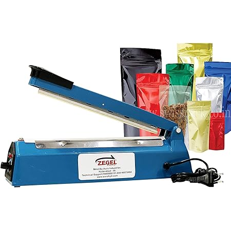 Buy ZEGEL12 inch Heat Sealing Machine for Plastic Pouches/Portable Hand ...