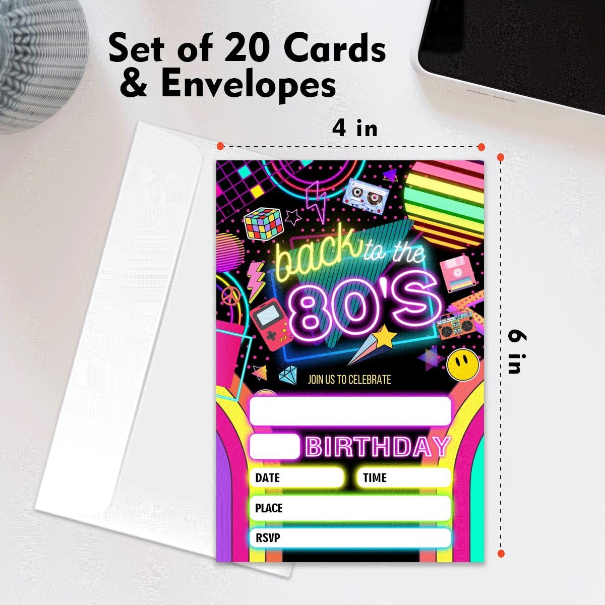 80s Party Invitation Templates Printable 80's Birthday Invitations