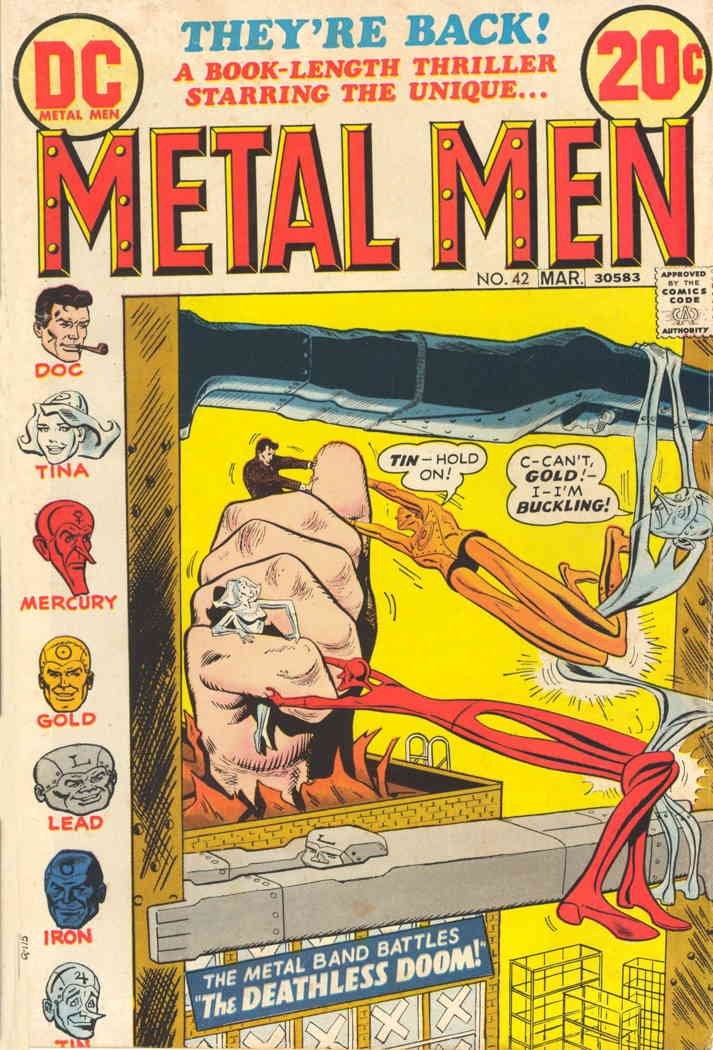 Metal Men Iron Dc Comics