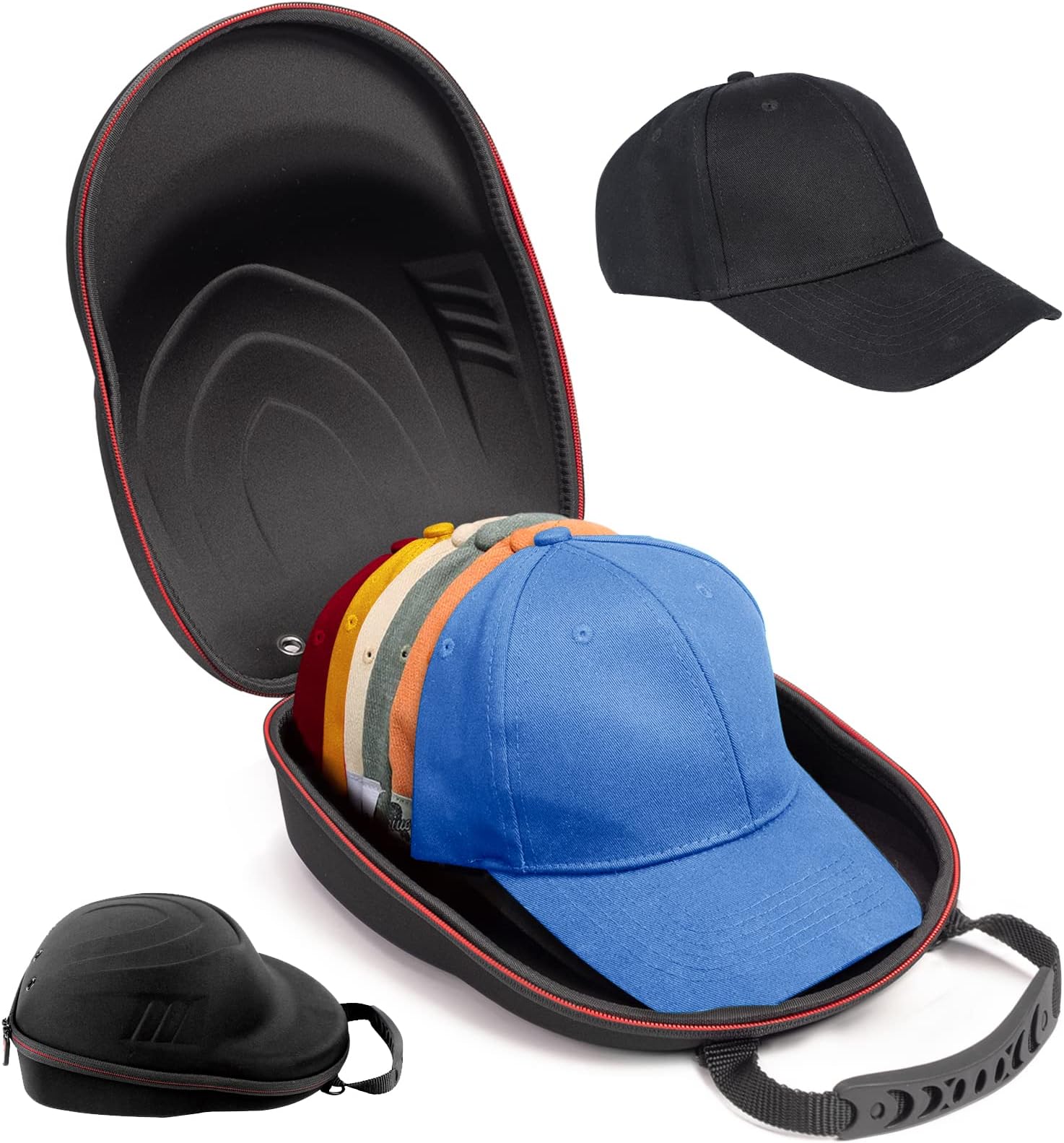 Amazon.com: Hat case for Baseball Cap, Hard hat Travel case, caps ...