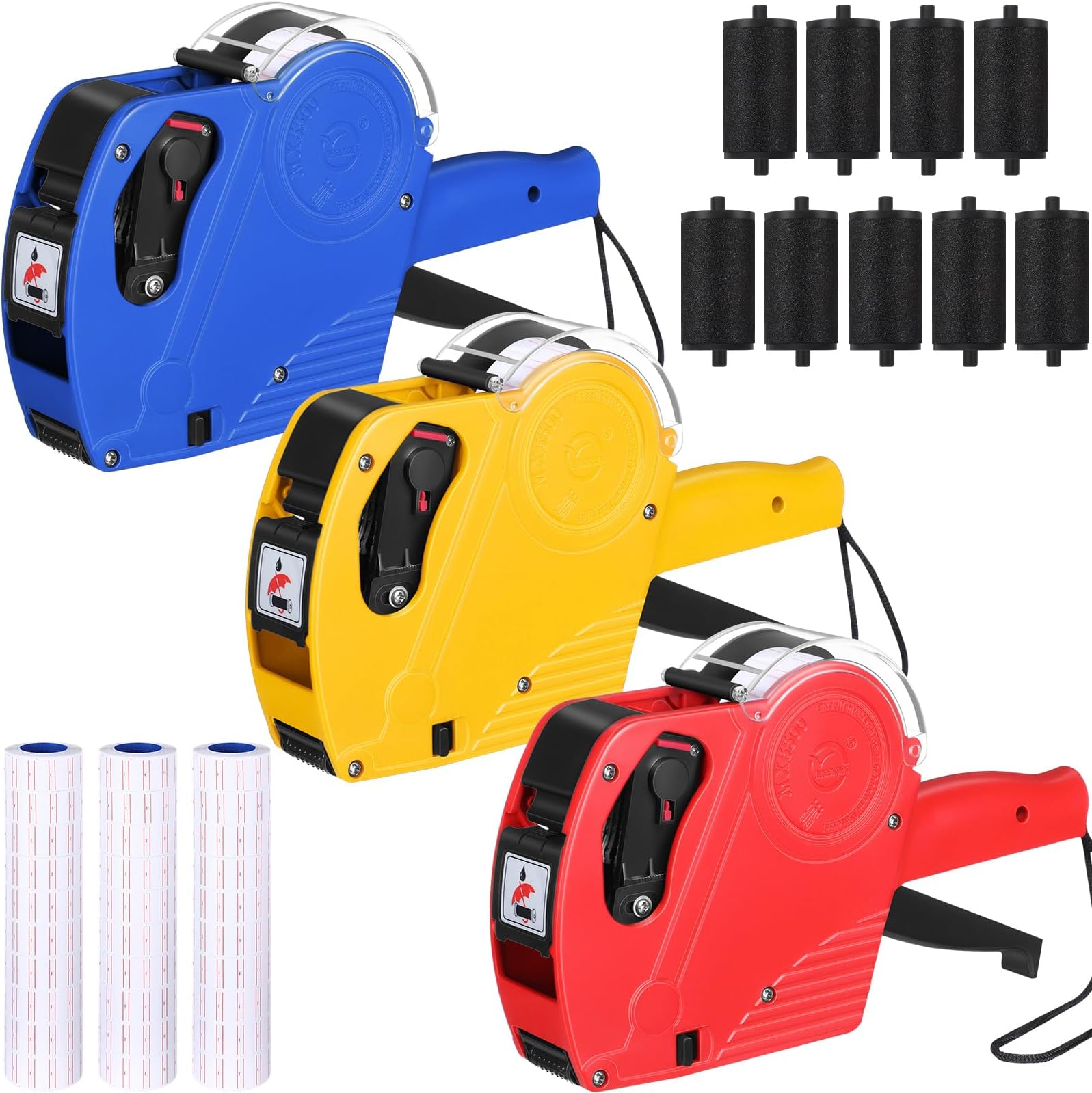 Amazon.com : LonXFan Price Gun, 2 Pack Pricing Gun - 8 Digits Price Tag ...