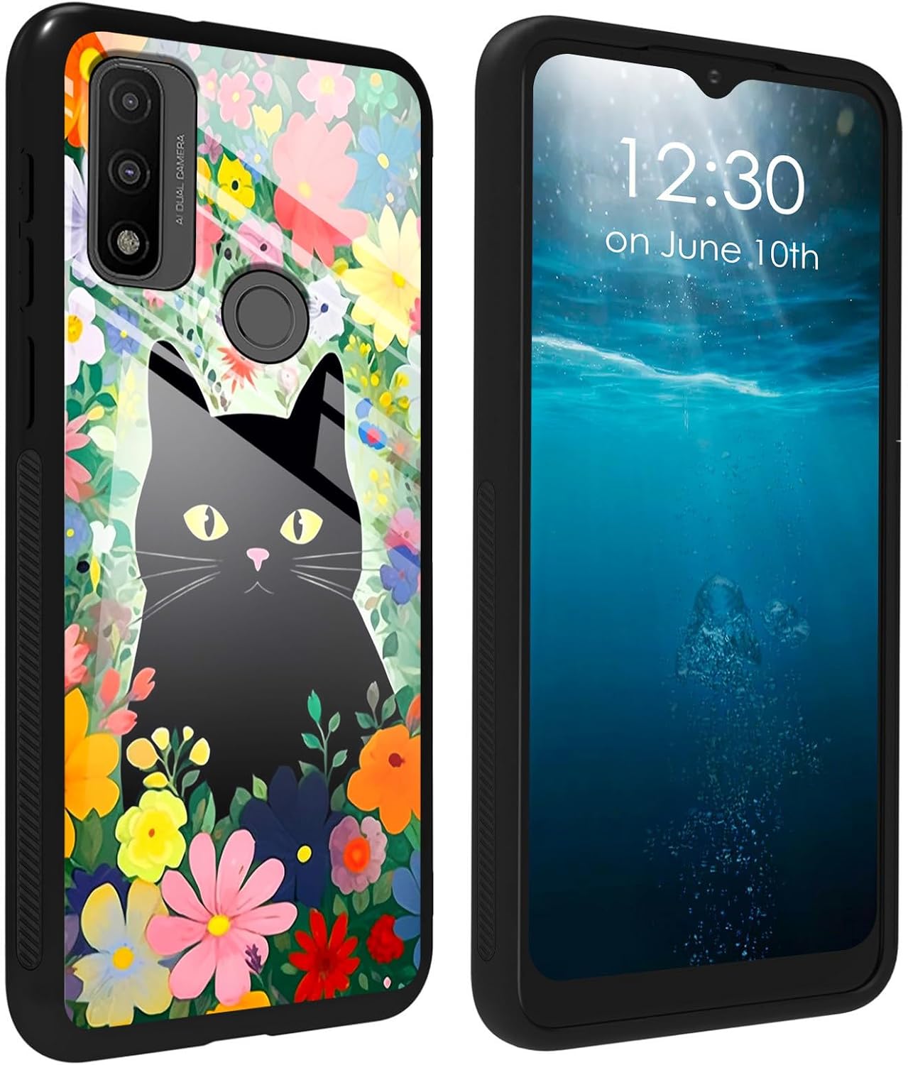 Amazon.com: BPQOJB for Moto G Pure Phone Case with Colorful Flowers and ...