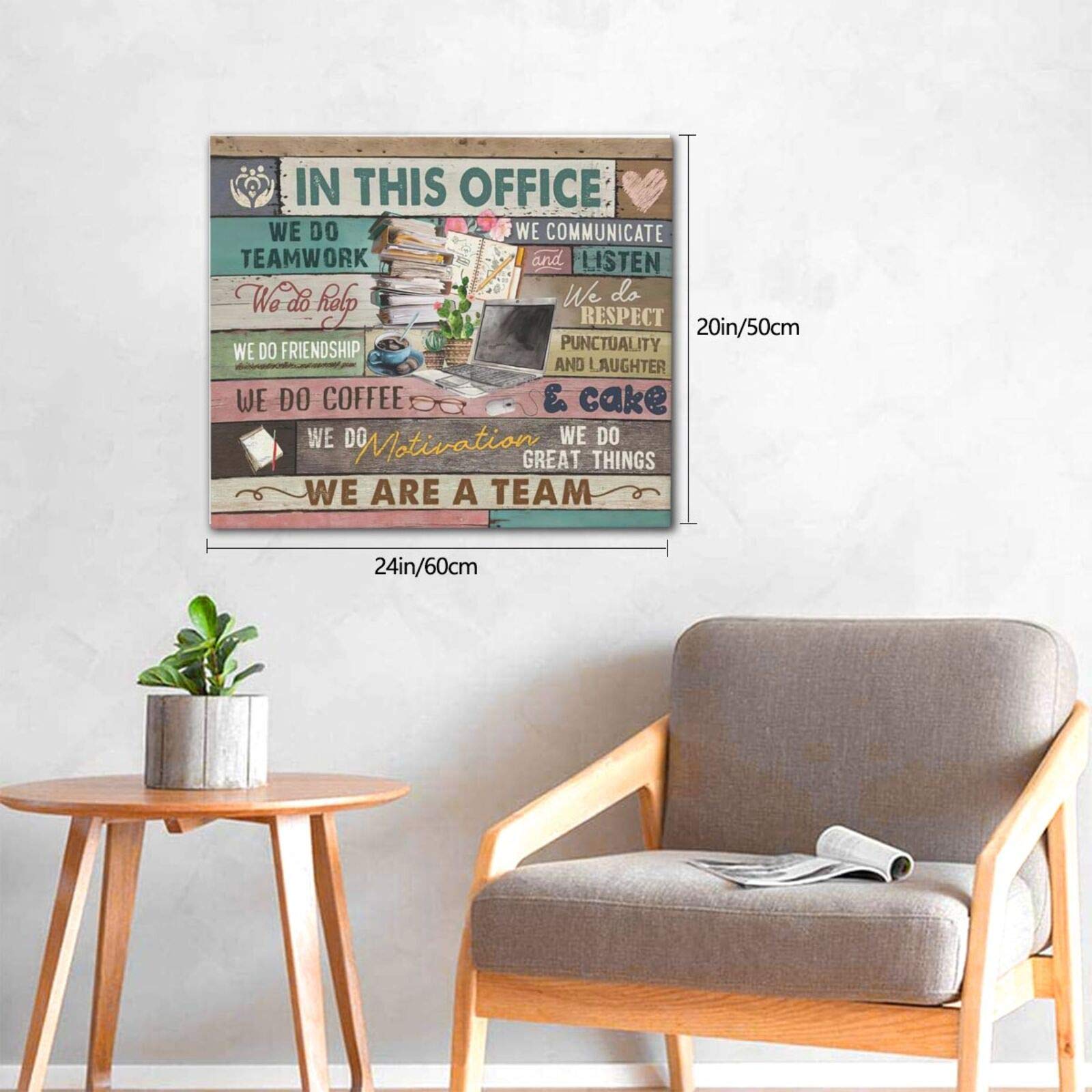 Inspirational Wall Art For Office Motivational Quotes Positive Wall ...