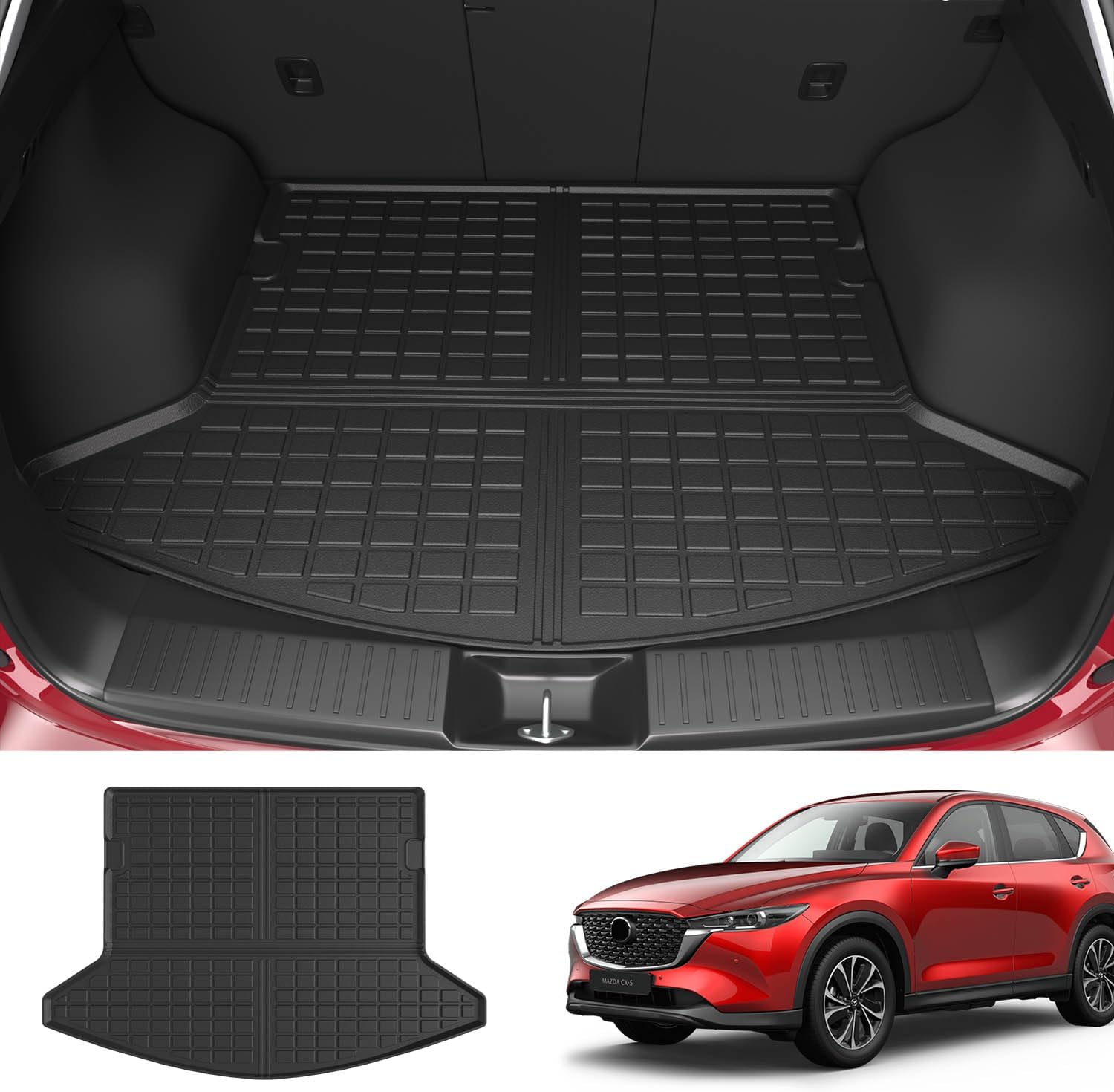 Amazon.com: Trunk Cargo Liner Mat Tray for Mazda CX-5 CX5 2017 2018 ...