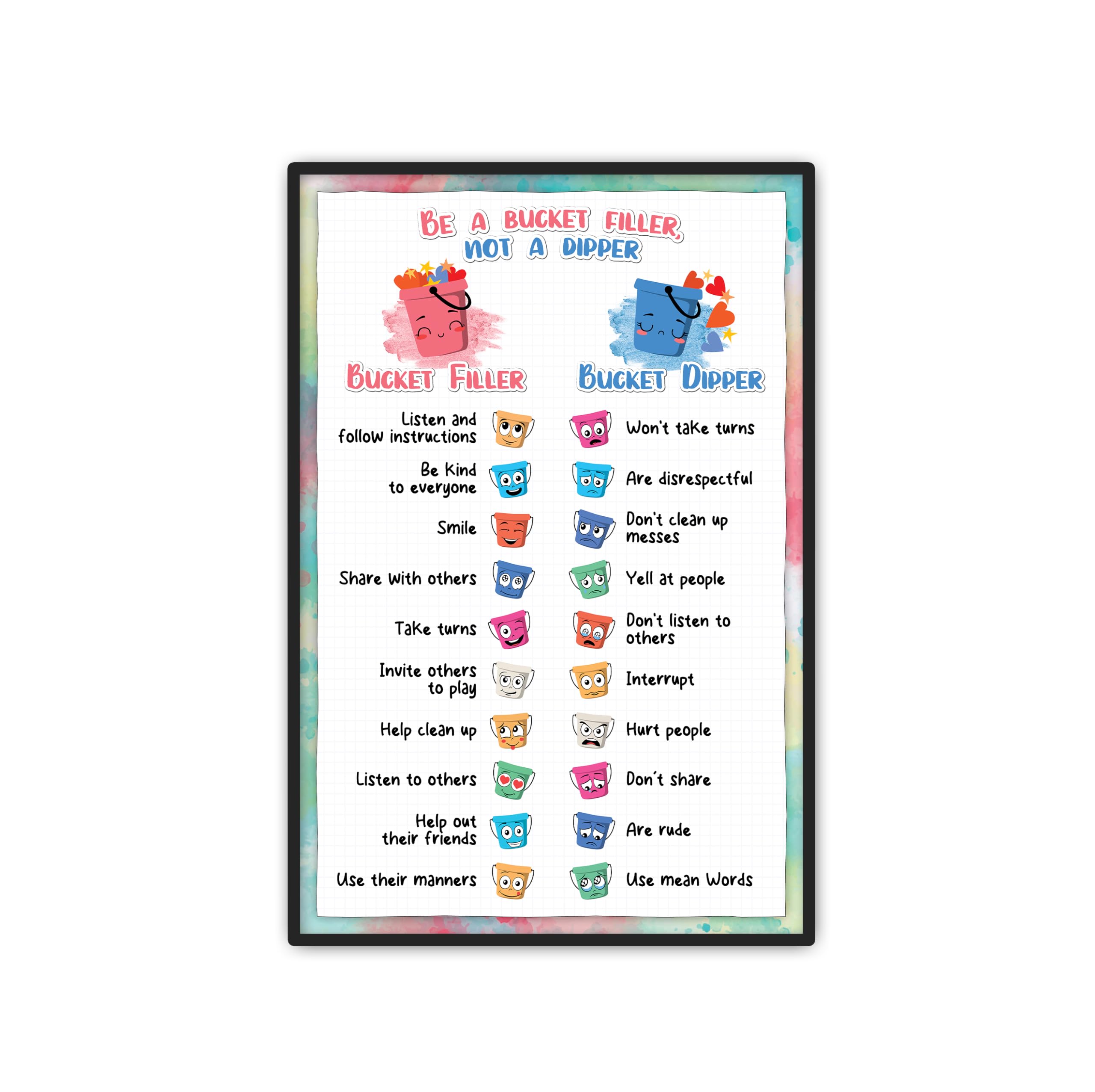 Snapklik.com : Growth Mindset Bucket Filler Poster, 16"x24" Large Print ...