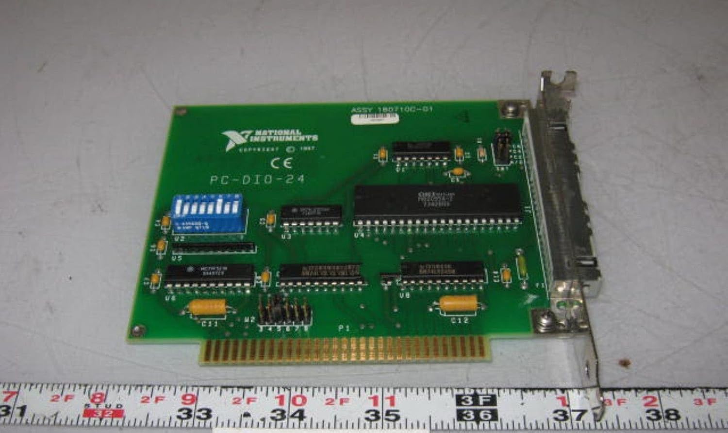 National Instruments PC-DIO-24 180710C-01 ISA Data Acquisition Card 24 ...