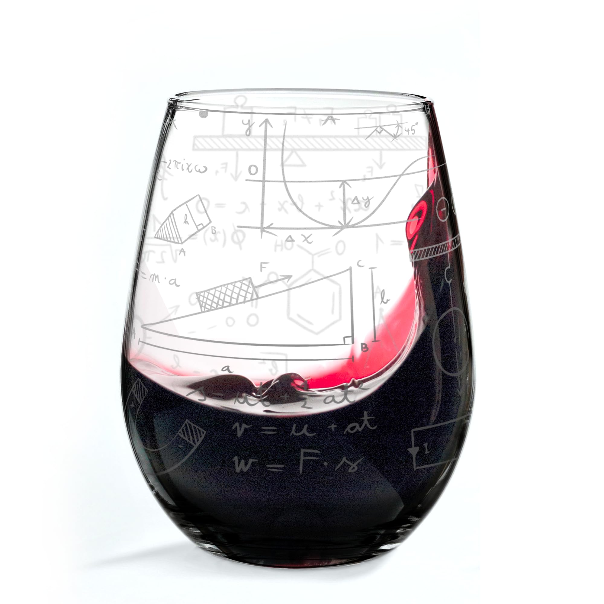Snapklik.com : SCIENCE EQUATION Engraved 17oz Wine Glass Formulas ...