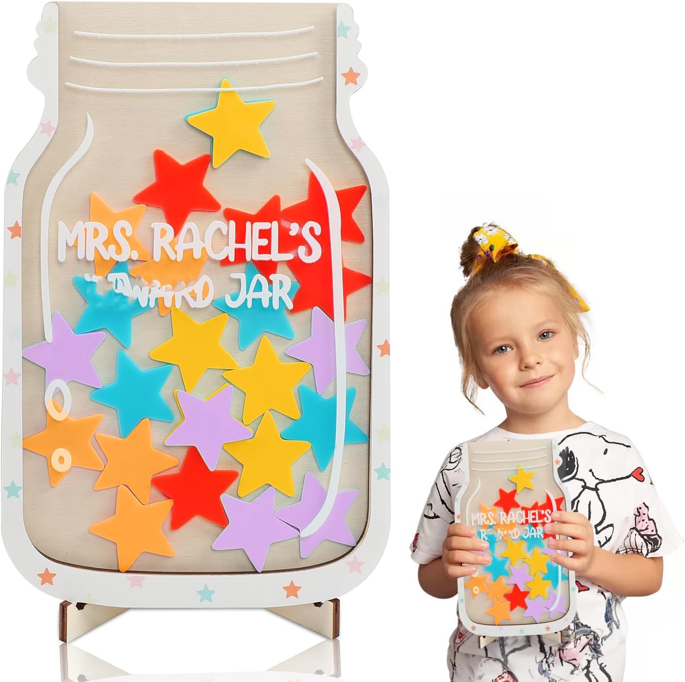 Amazon.com : Stars Reward Jar for Students, Incentive Jar for Classroom ...