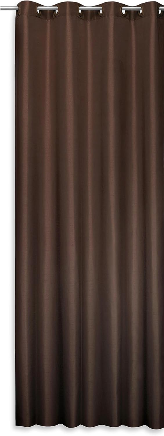 Amazon.de: Haus und Deko Dekoschal Alex halbtransparent Vorhang seidig ...