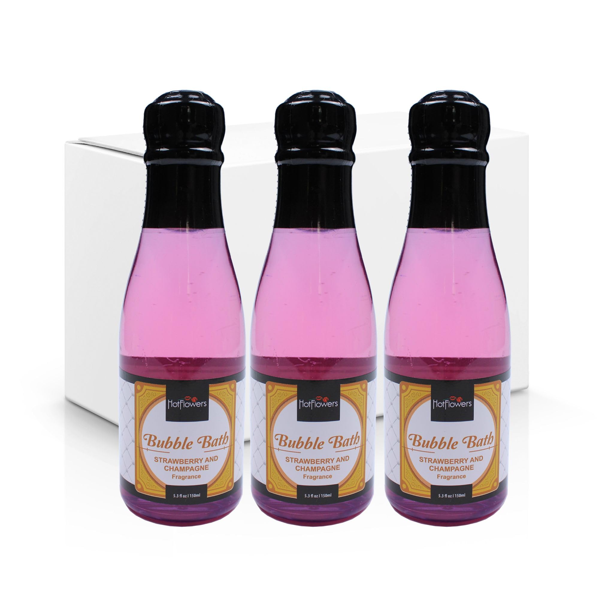 Amazon.com : Hot Flowers Bubble Bath Scented – Women and Men Bath Foam ...