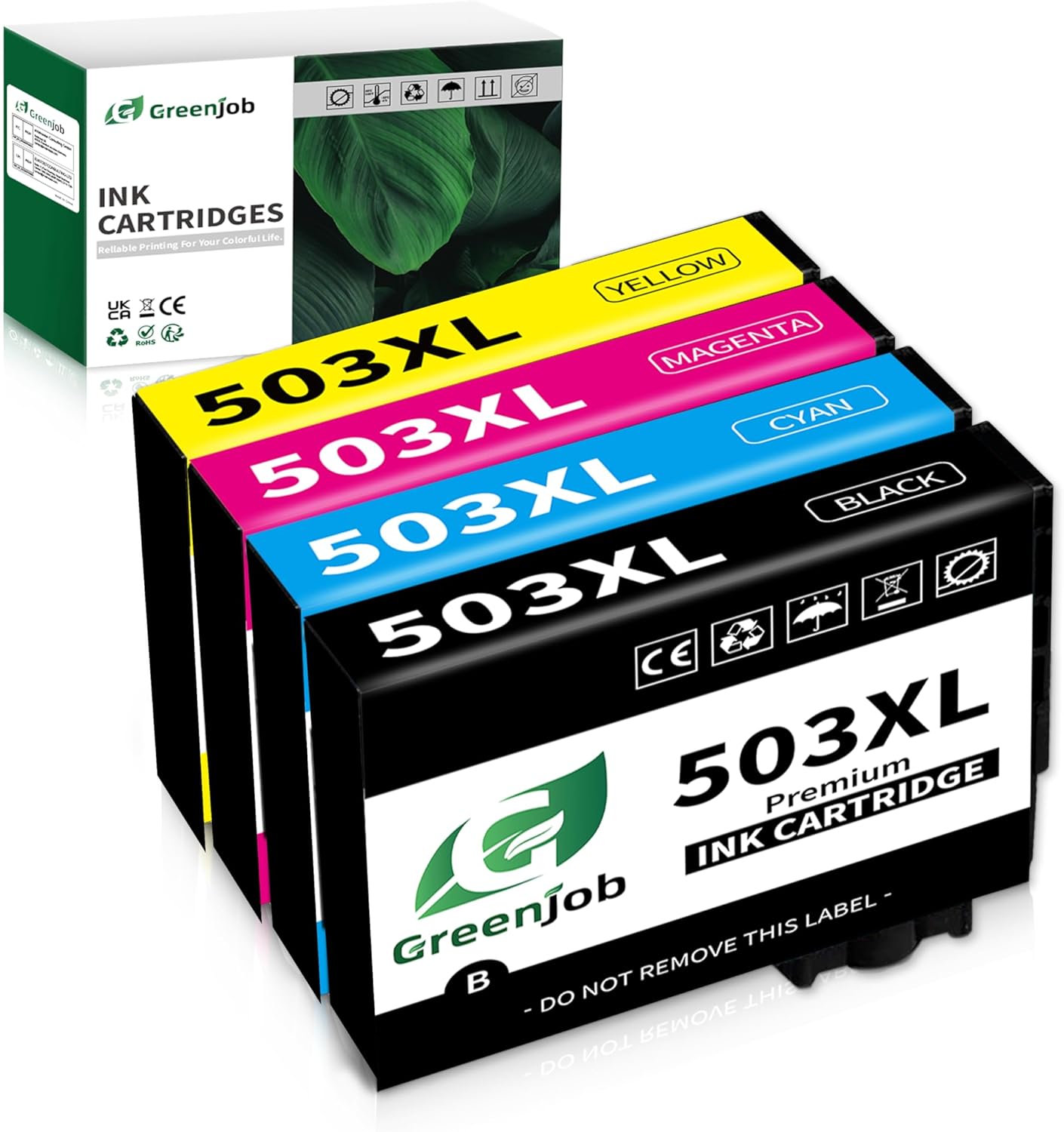 Greenjob 503XL Ink Cartridges Replacement for Epson 503 Ink Cartridges ...