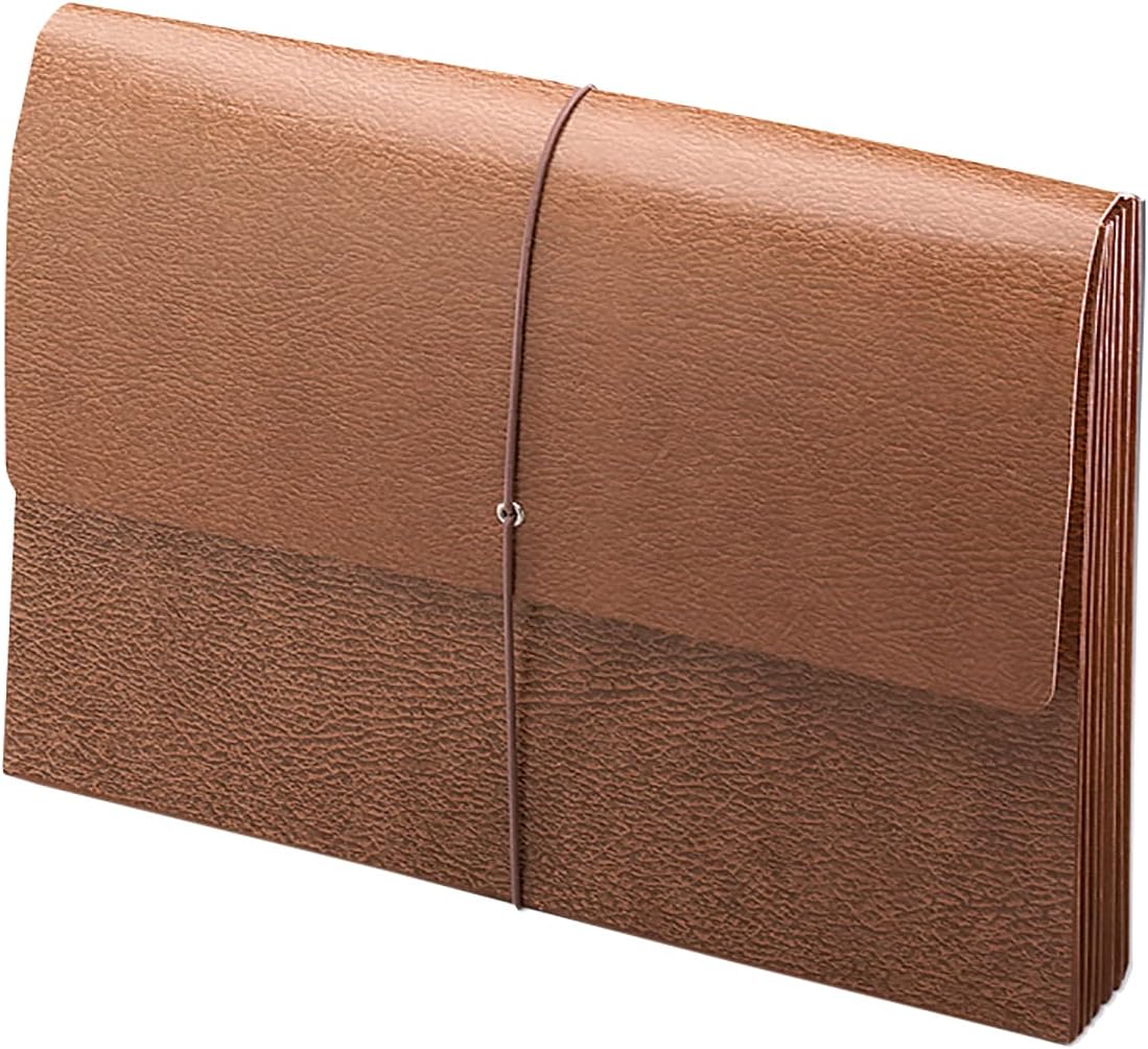 Amazon.com : Smead Expanding Wallet with Flap and Cord Closure, 5-1/4 ...