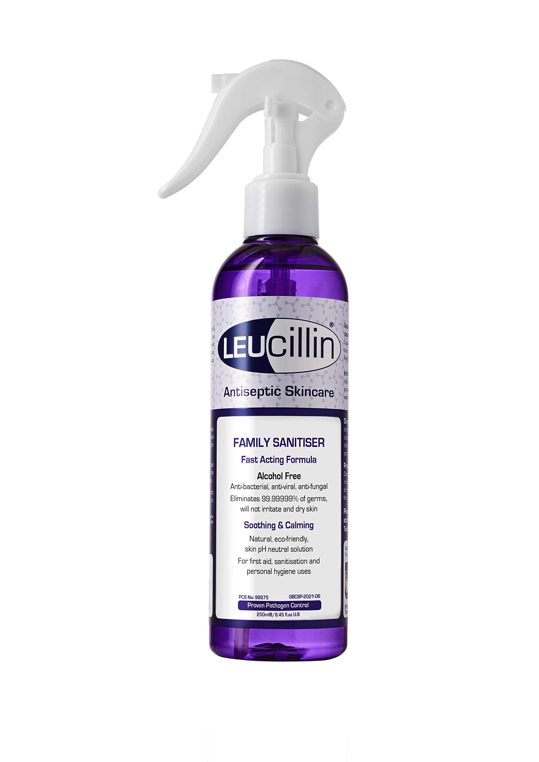 Leucillin Family Sanitiser Hypochlorous Acid Spray – Antibacterial ...