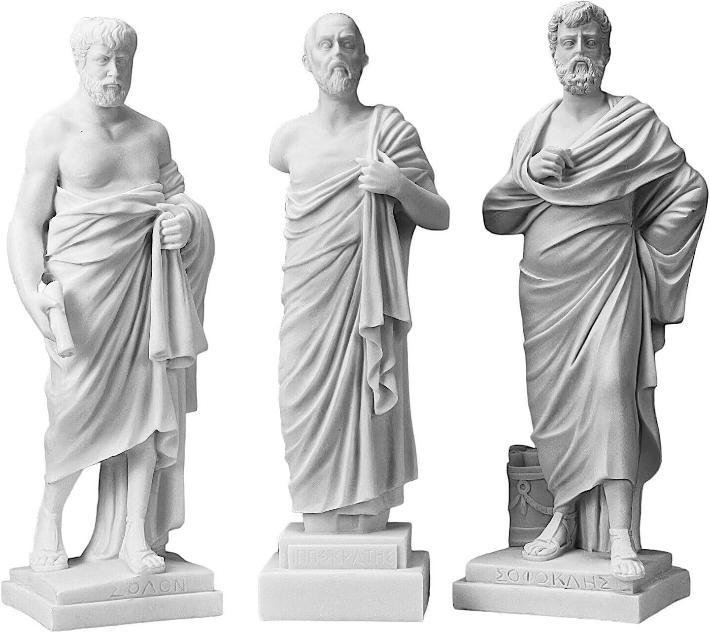 Amazon.com: Set 3 Famous People of Ancient Greece Solon Hippocrates ...