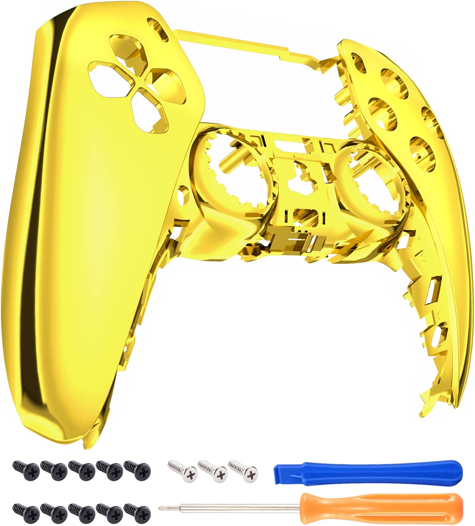 Amazon.com: eXtremeRate Chrome Gold Glossy DIY Accessories Replacement ...