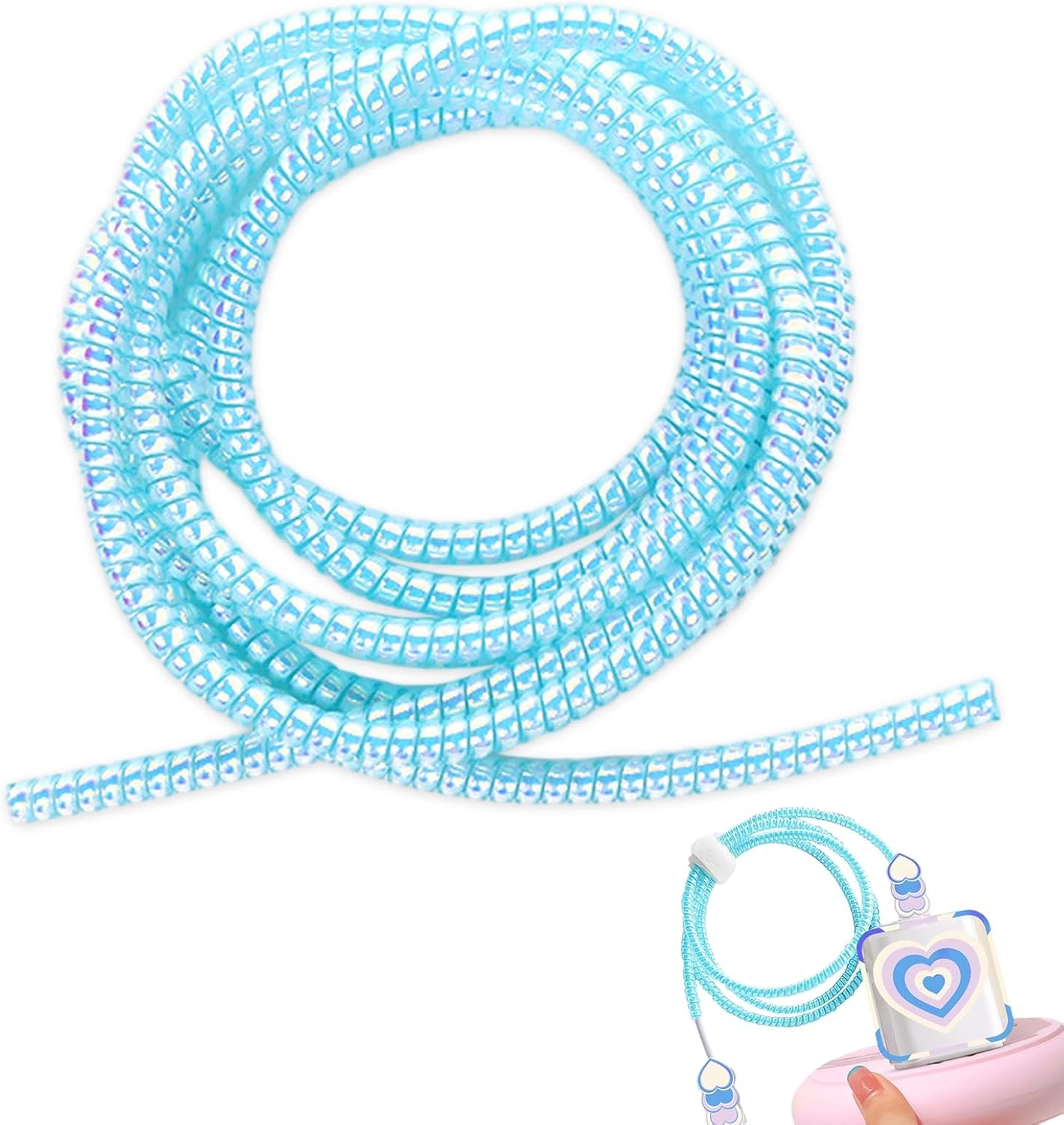 Cable Protector Animal Proof Wire Repair, Spiral Cable Protector Covers ...