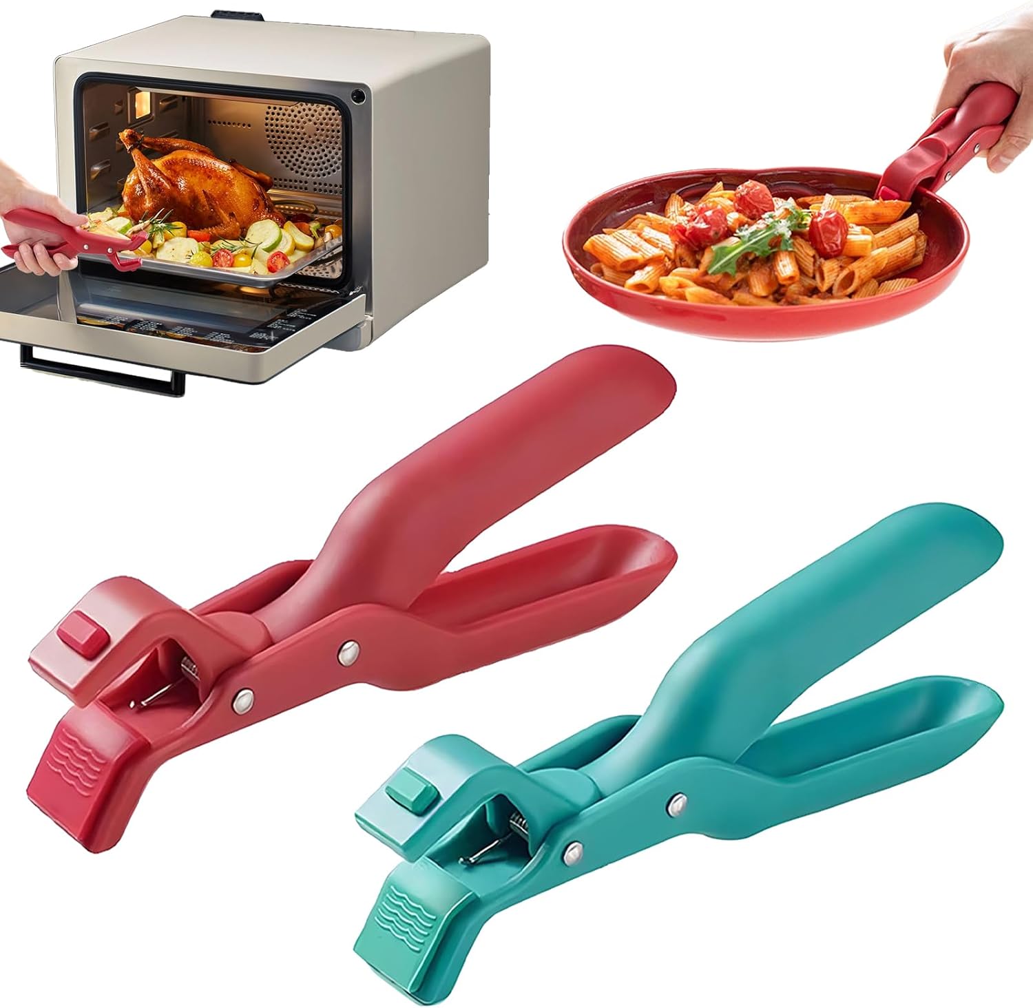 Amazon.com: Multi Angle Hot Plate Gripper Tongs, Multi-Functional Anti ...