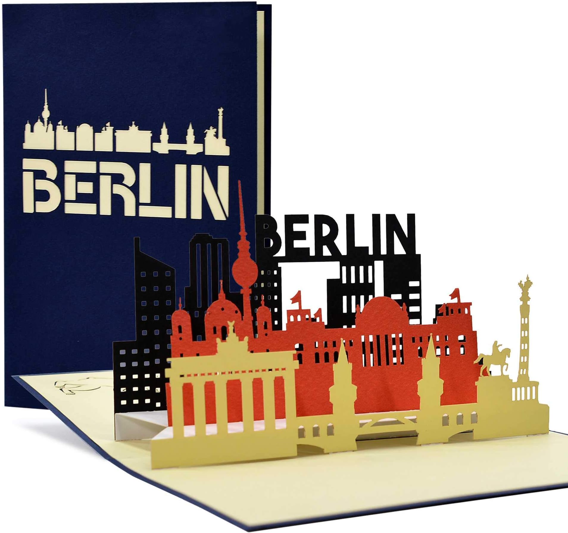Reisegutschein Berlin, Wochenende I Städtetrip Berlin als Pop Up Karte ...