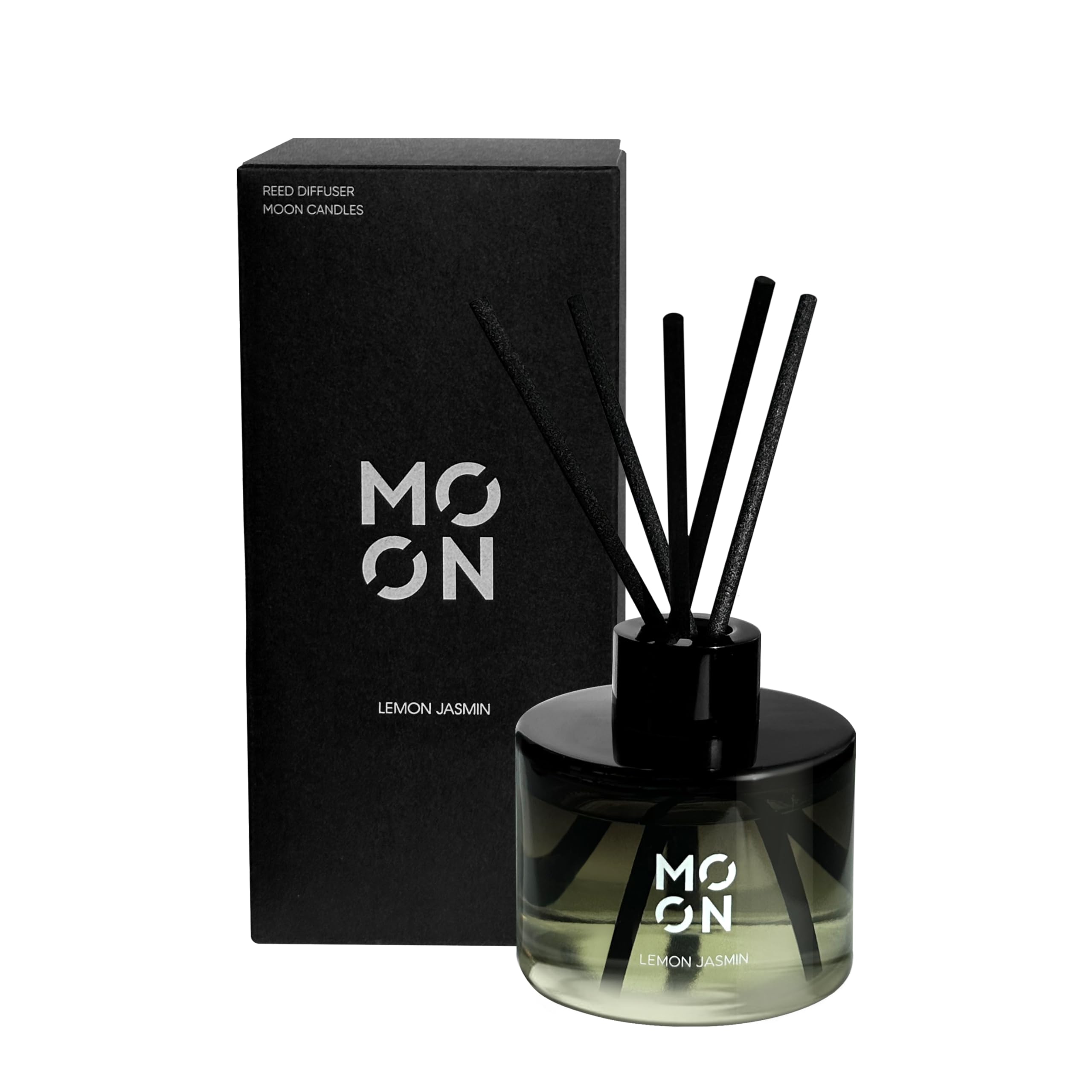 Amazon.com: Moon Candles Diffuser Set with Scented Sticks | Lemon ...