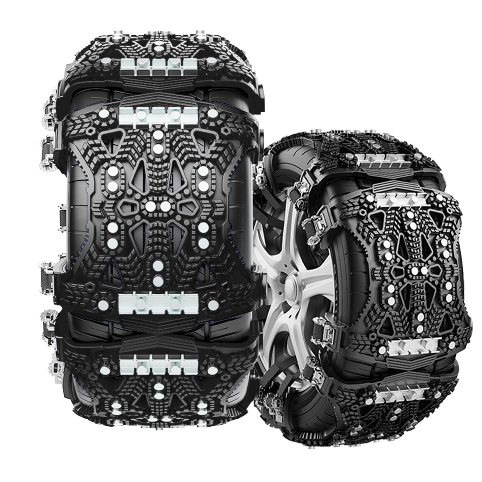 MOPHOTO Upgraded TPU Snow Chains 6 Pack,Tire Chains for Cars/SUVs ...